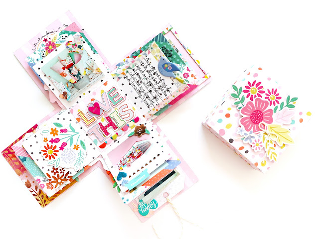 Oh My Heart Exploding Box Mini Album Tutorial | Paige Taylor Evans