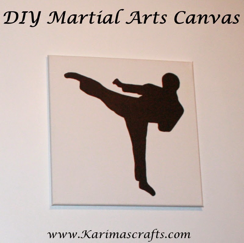 Karima's Crafts: DIY Martial Arts Canvas