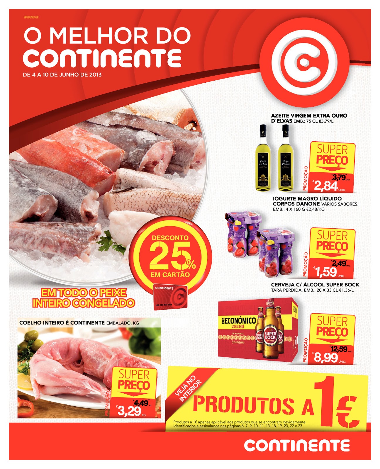 Poupar A Descontar: Folheto Continente 4 a 10 de Junho!