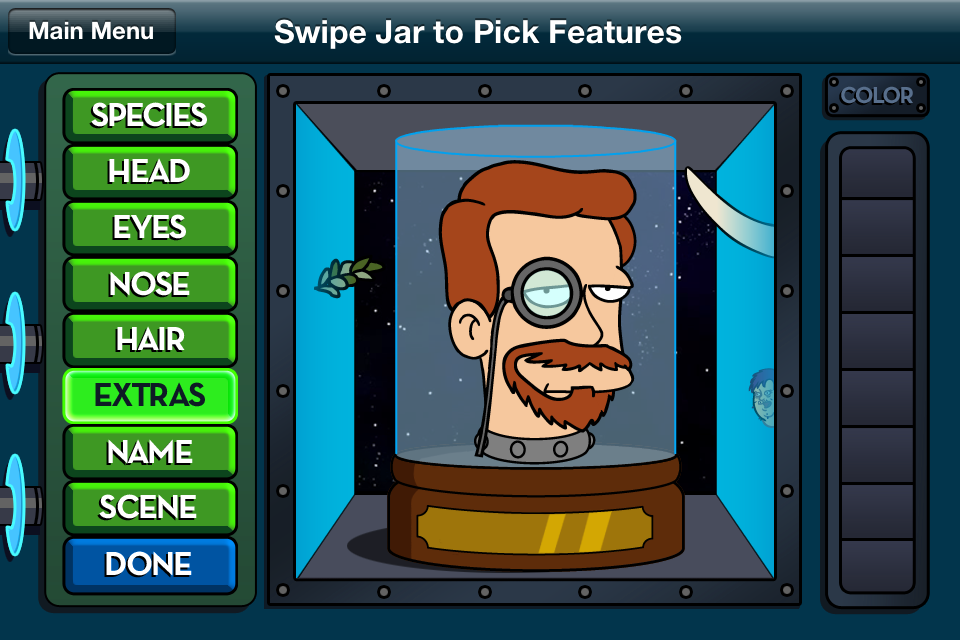 App'La Mode: Futurama Head-In-A-Jar Creator