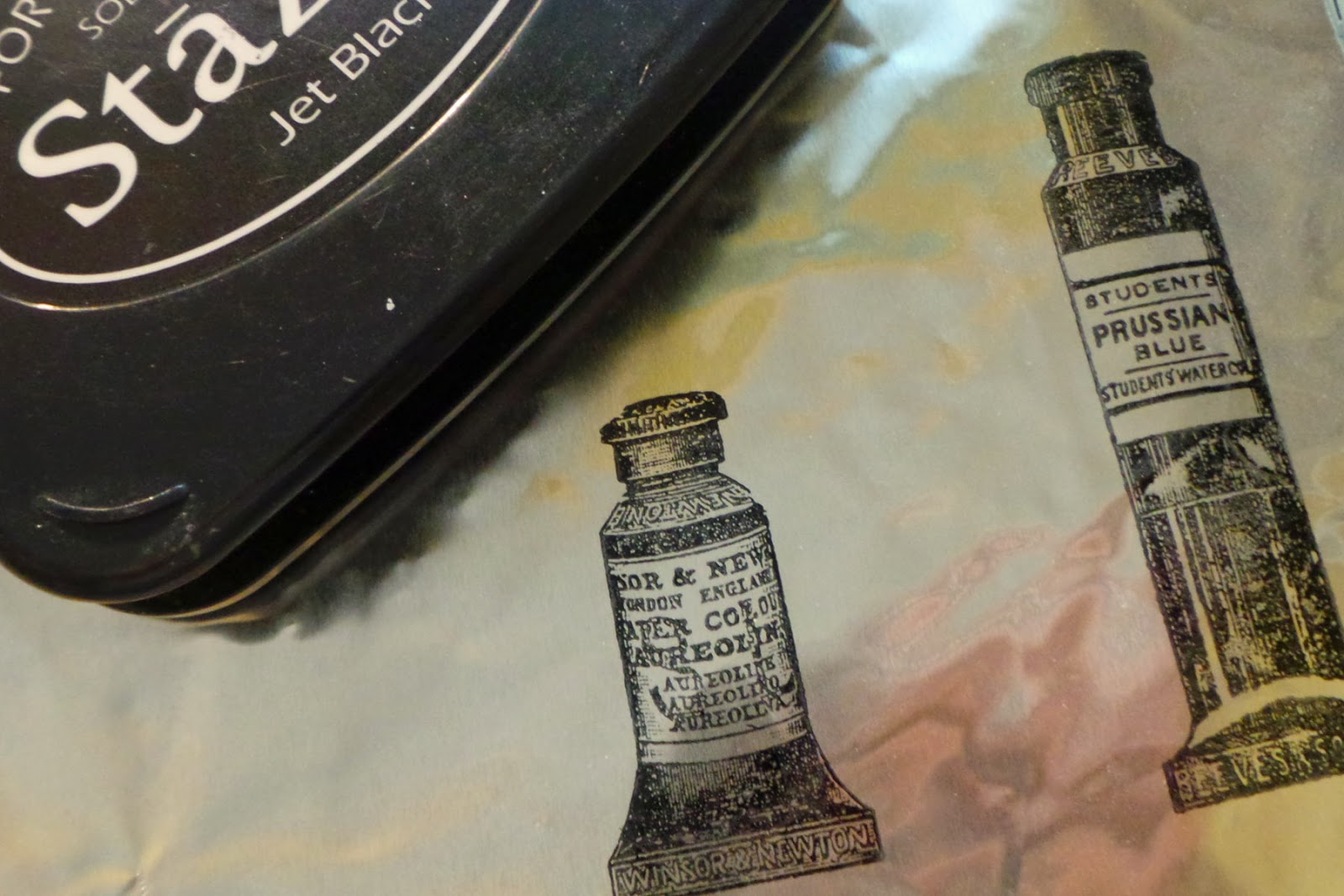 Faux Paint Tubes Tutorial by Katy