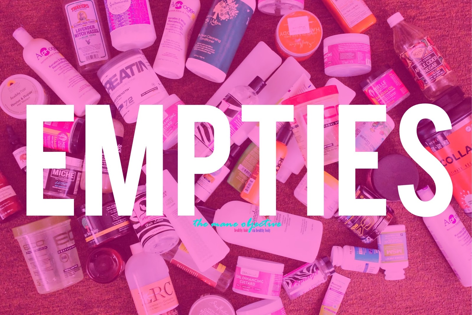 #ProductJunkie OVERLOAD: My Empties! | The Mane Objective