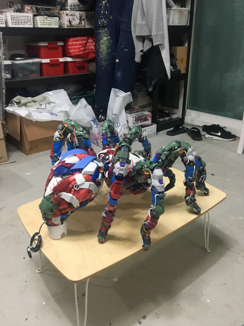 GUNDAM GUY: Gunpla Kit-Bash Spider Mecha - Custom Build
