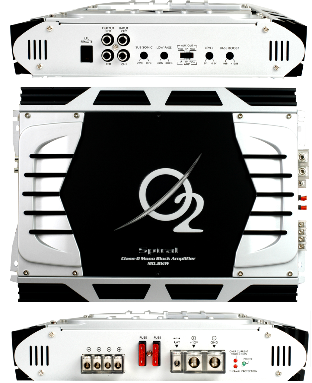 OZONE CAR AUDIO: Oxygen Audio SPIRALM0.8KW