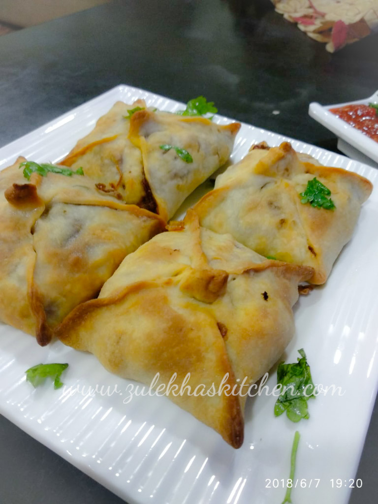 Recipe Of Chicken Chinese Samosa / Chicken Chinese Samosa squares