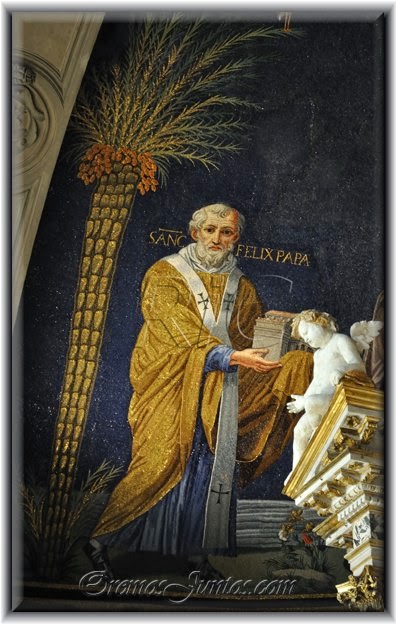 Los Papas, Vicarios de Cristo: San Félix IV, Papa