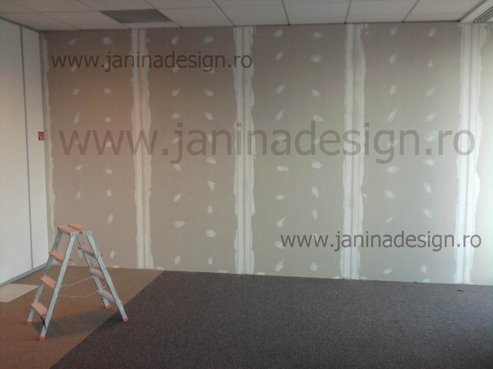 Amenajari interioare pereti rigips montaj tavane gips carton zugraveli ...