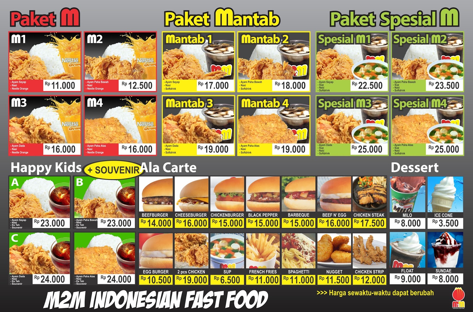 AYOOO KE M2M INDONESIAN FAST FOOD ADA YANG BARUU!!! - M2M Indonesian ...