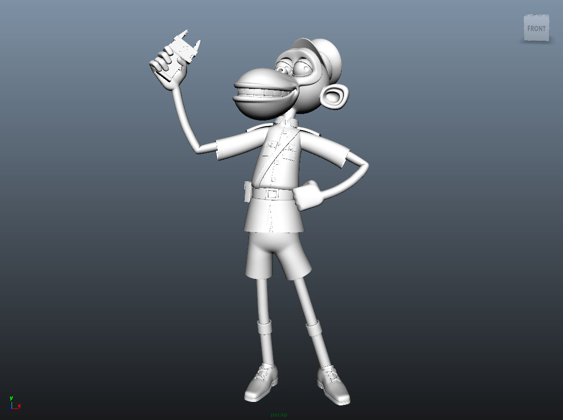 Dan Harder Animation: Marco Macaco Character Design