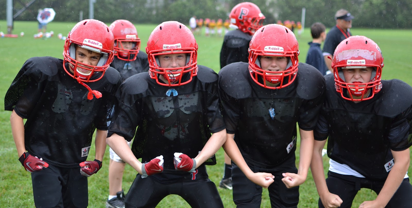 Penfield Youth Football & Cheer 2012: Rainy Practice Saturday