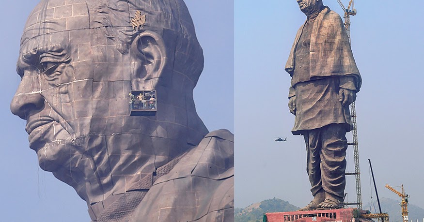 Statue of Unity: Twice the Height of Statue of Liberty, Built to ...
