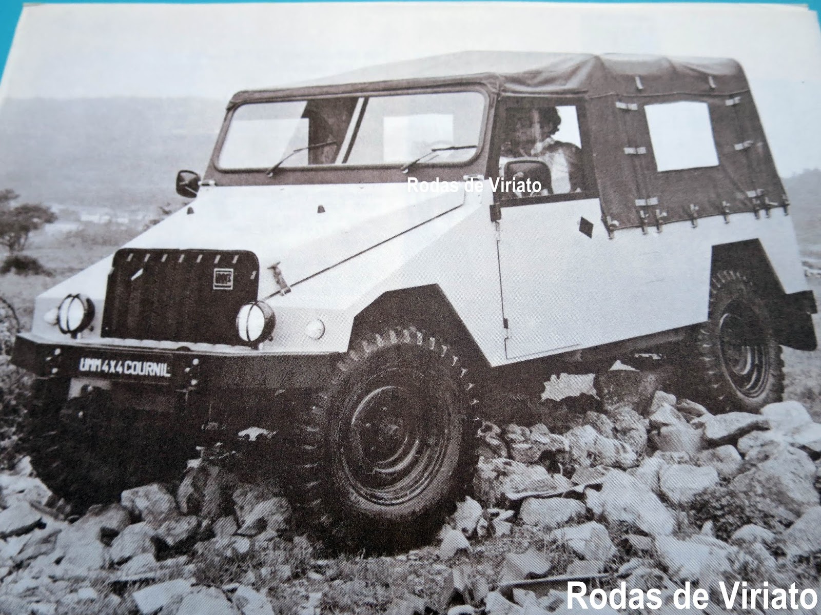 Folheto do jipe UMM 4x4 Cournil 1979 [41 anos UMM]