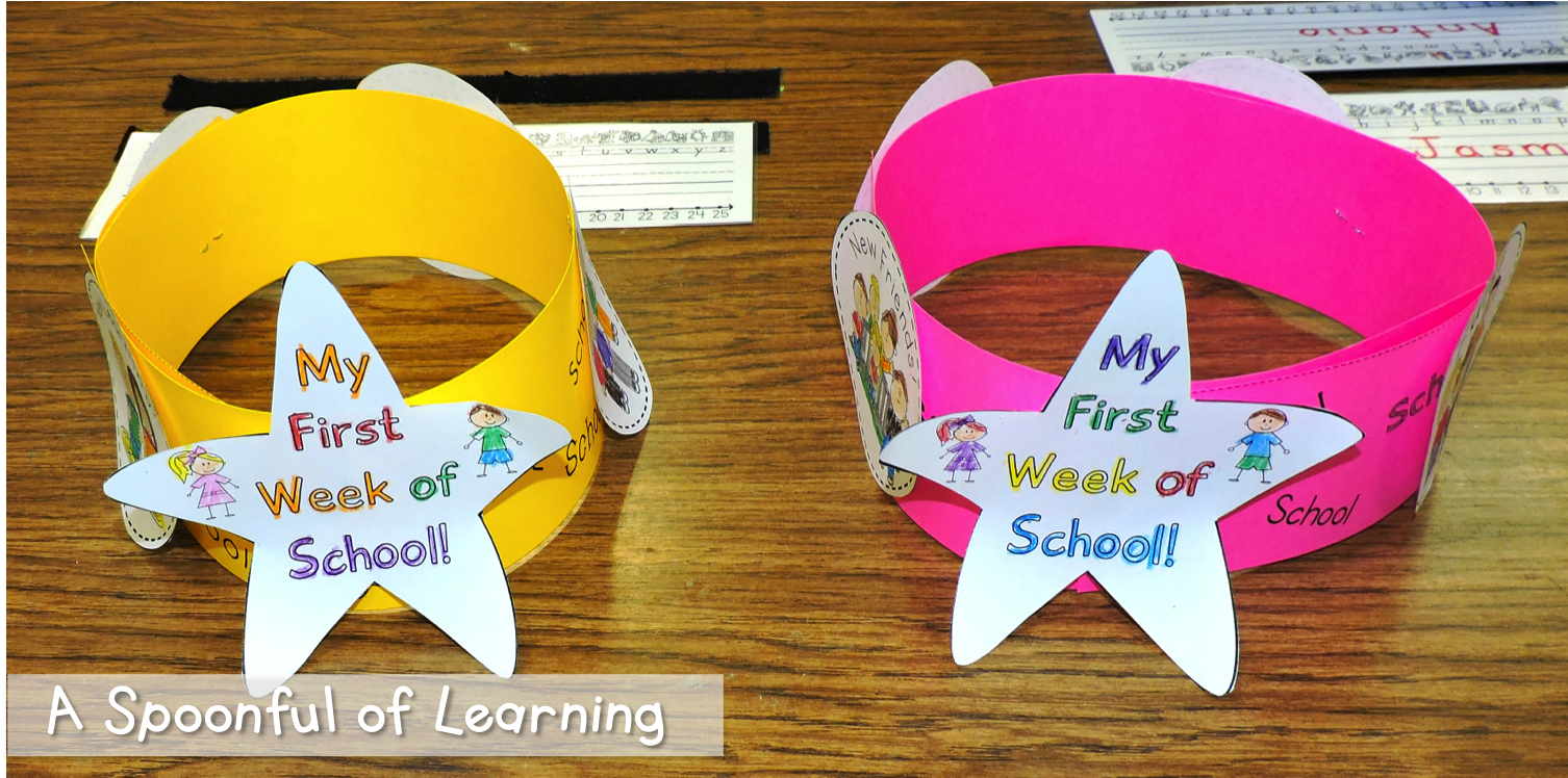 First Week of School! + FREEBIES!! - A Spoonful of Learning