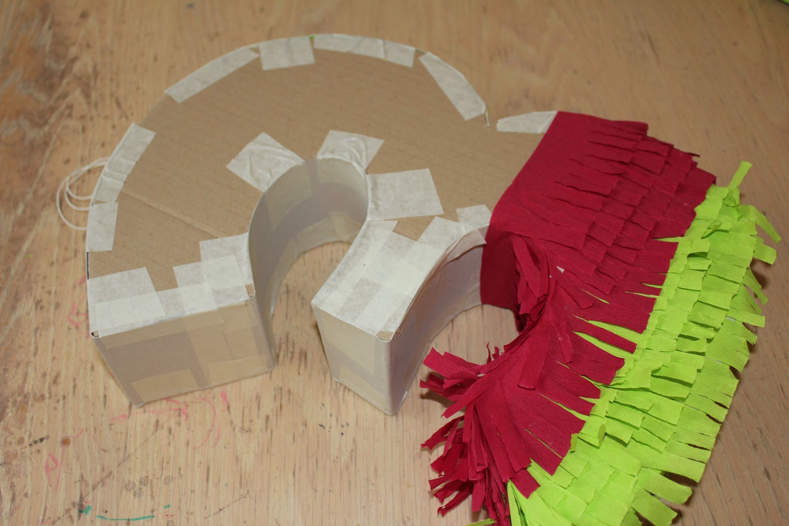 Sew me a fumberlant: Making a Number 3 Piñata