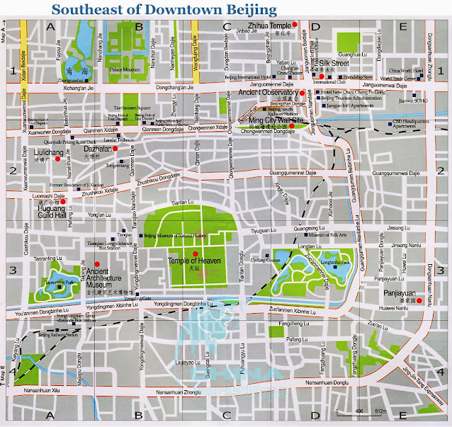 Mapas y planos de Pekín - Conmimochilacuestas