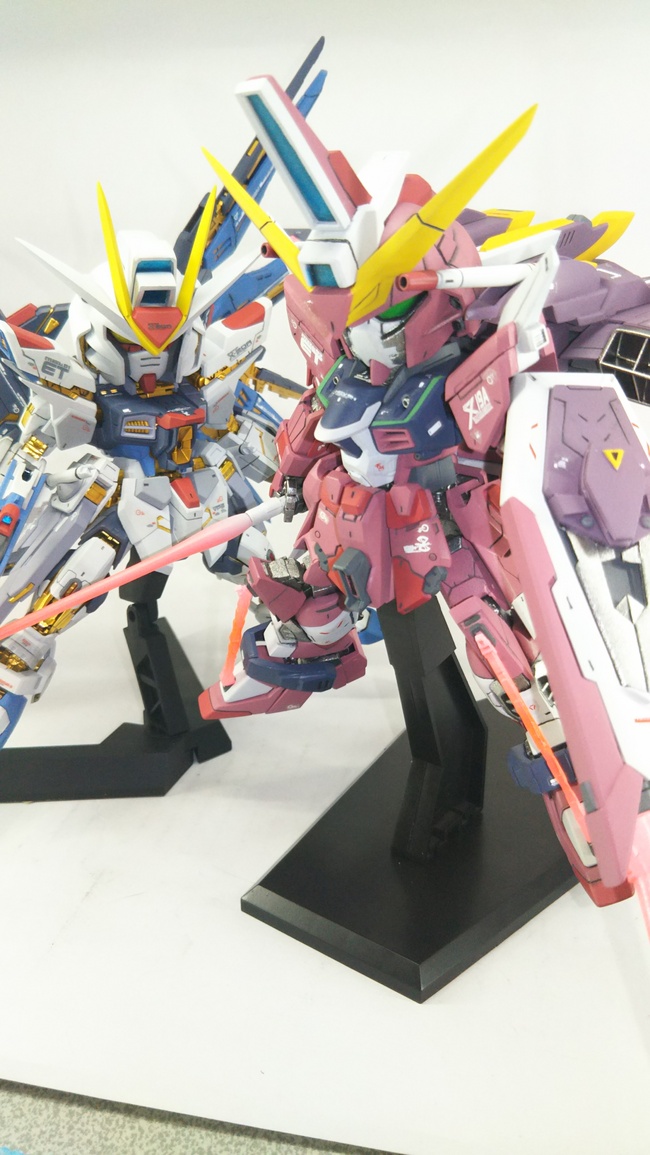 Custom Build: SD x HG Infinite Justice Gundam