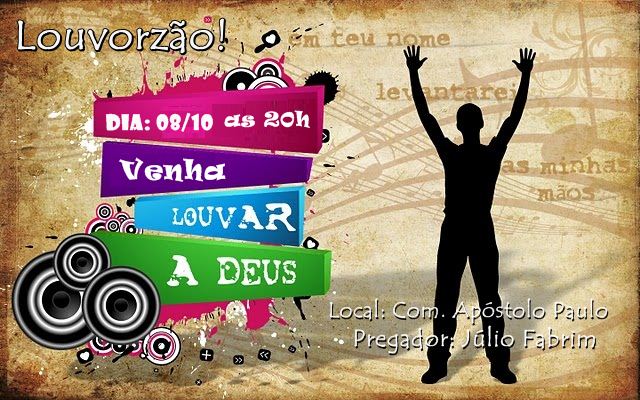 Convite para o Louvorzão! ~ JEAPA