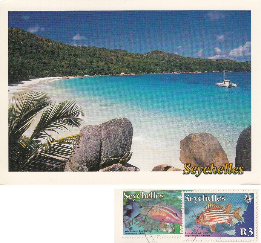 Postcards written & stamped