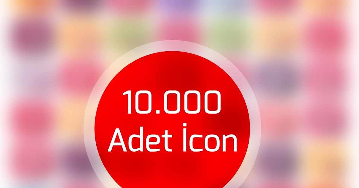 10.000 Adet İcon - Kalemsiz Grafiker