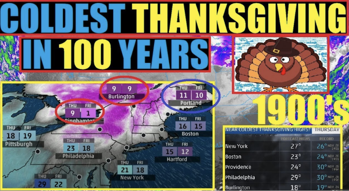 Breaking Views: GWPF Newsletter: The Coldest Thanksgiving In Over A Century