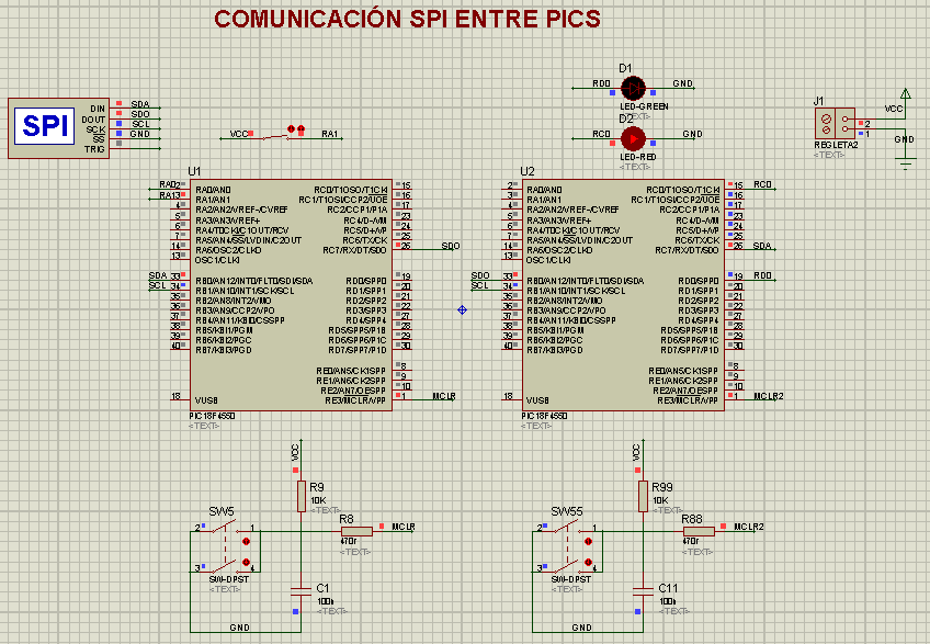 Comunicación SPI entre PIC´s ~ Desarrollo de productos electrónicos