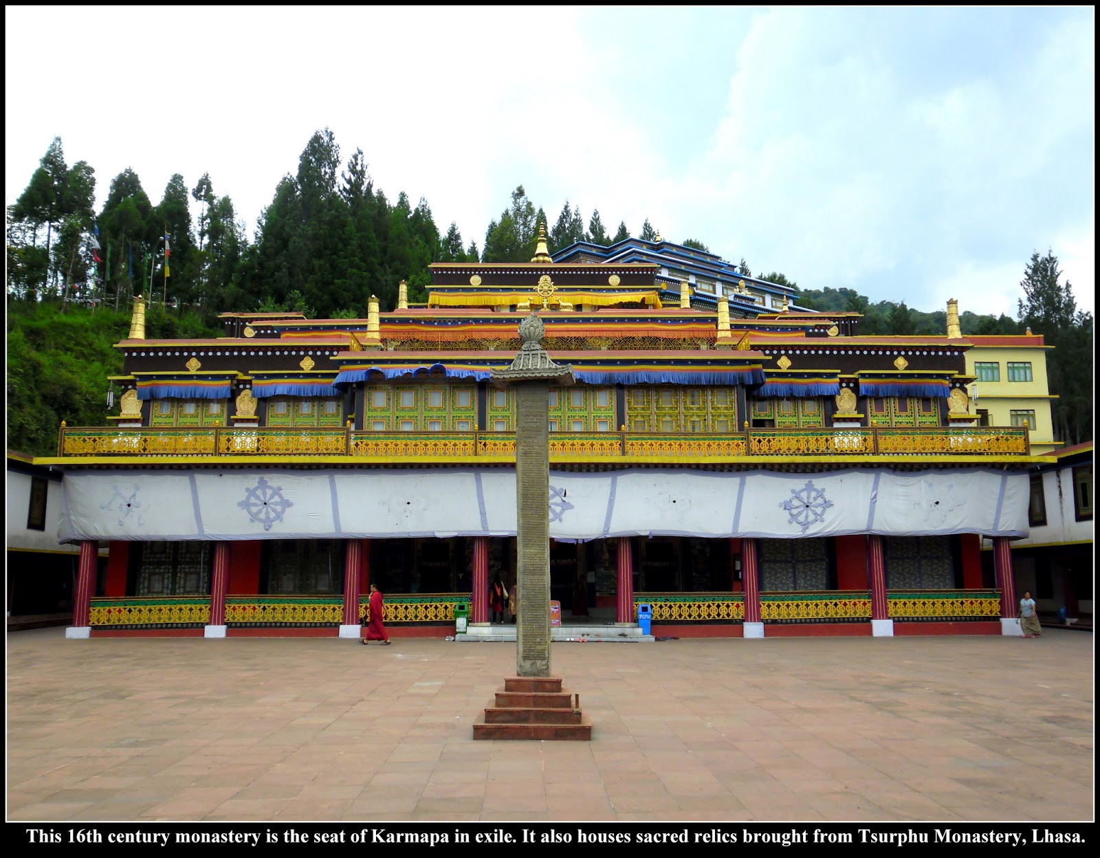 Picture of the Week #32 - Rumtek Monastery (Const. 17th Century) ~ Path ...