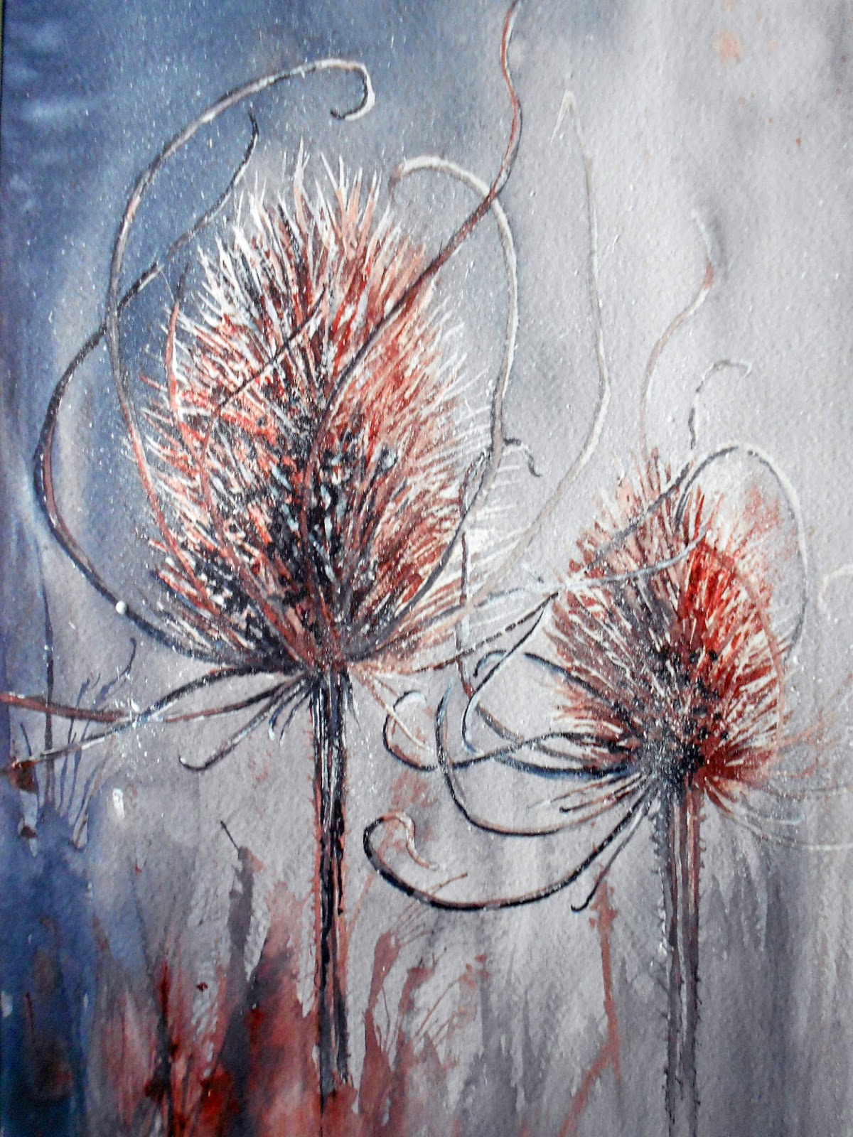 Watercolour Florals: November 2016