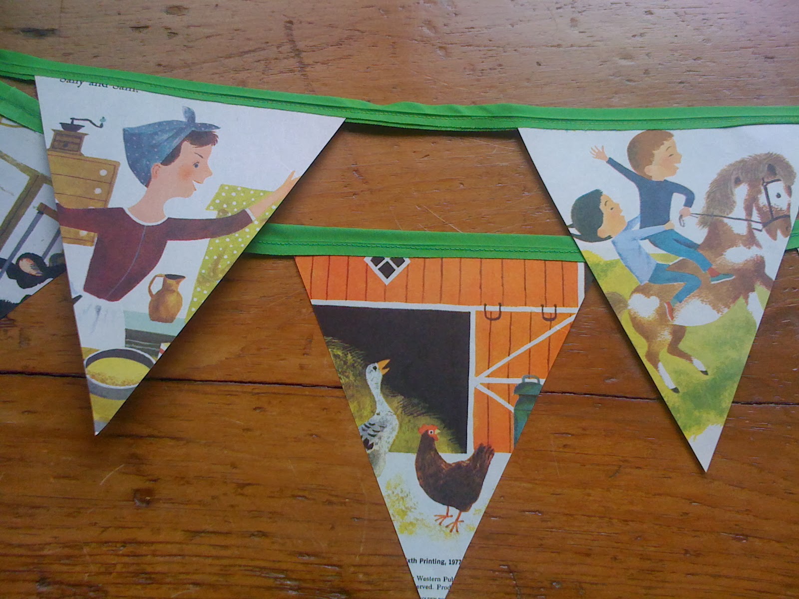 thirtynine: Golden Book bunting