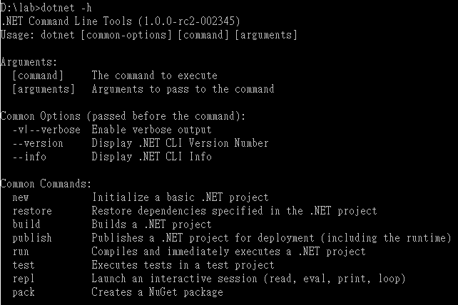從零開始: 使用 .Net Core CLI 建立 Console Application