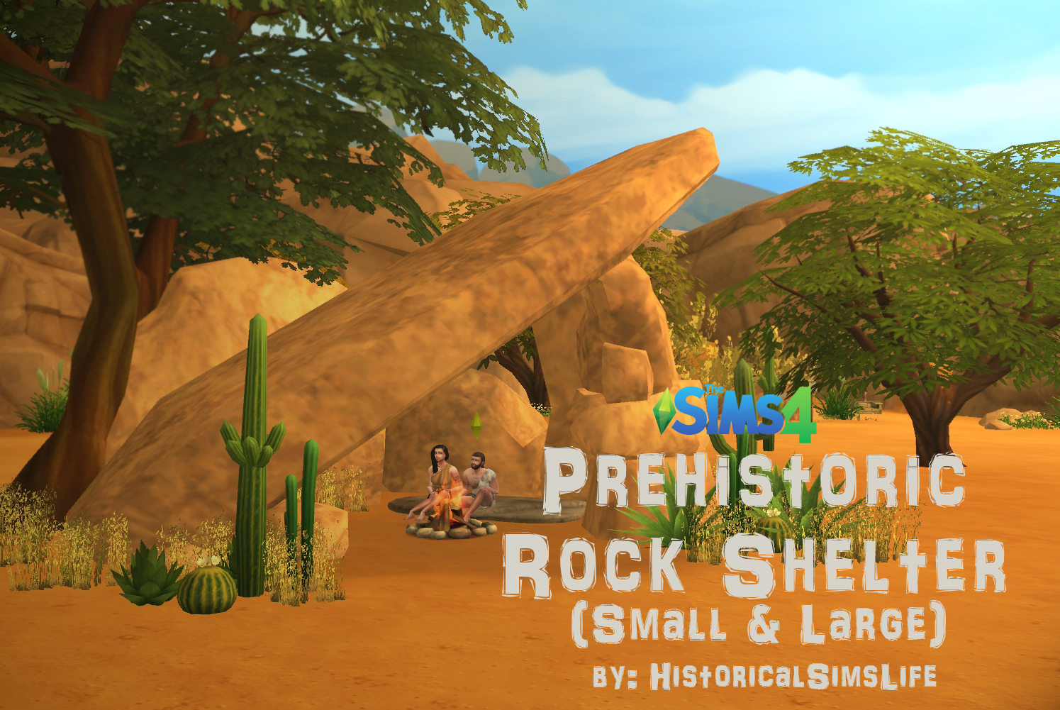 TS4: Prehistoric Rock Shelter | History Lover's Sims Blog