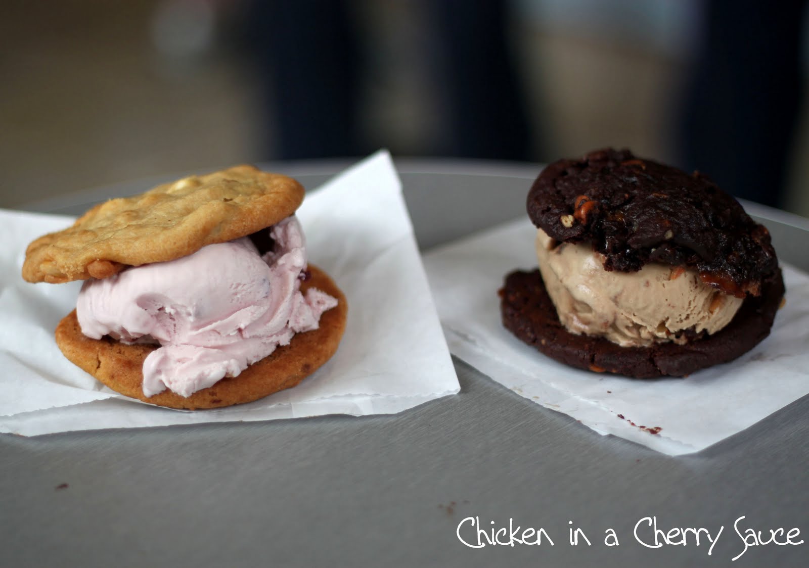 Chicken in a Cherry Sauce: Ice Cream Sandwiches in Berkeley, CA
