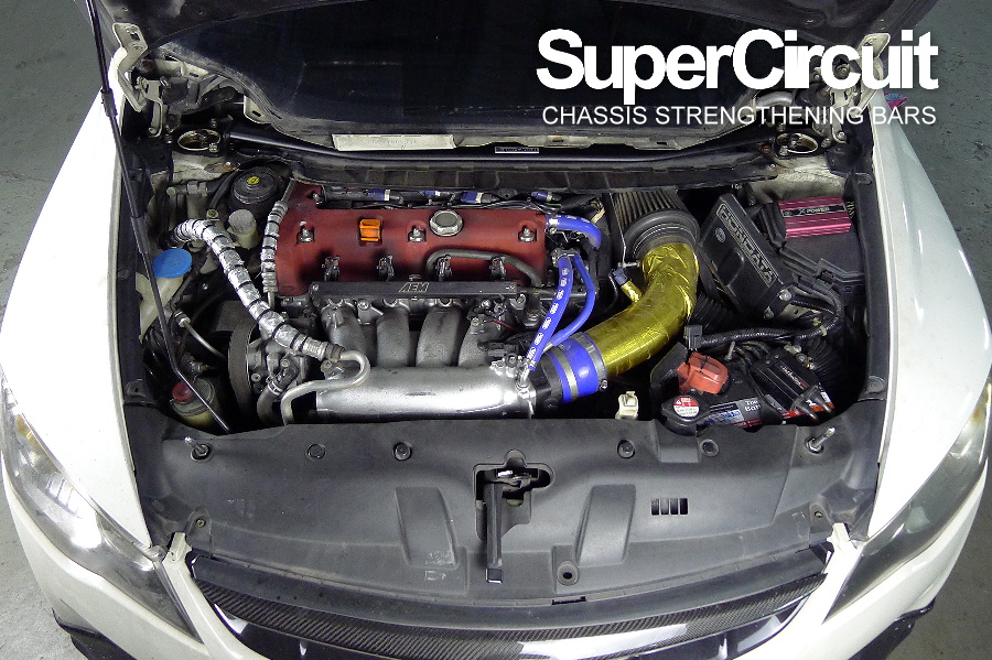 SUPERCIRCUIT CHASSIS STRENGTHENING BARS: Honda Civic FD2 Type-R Front ...