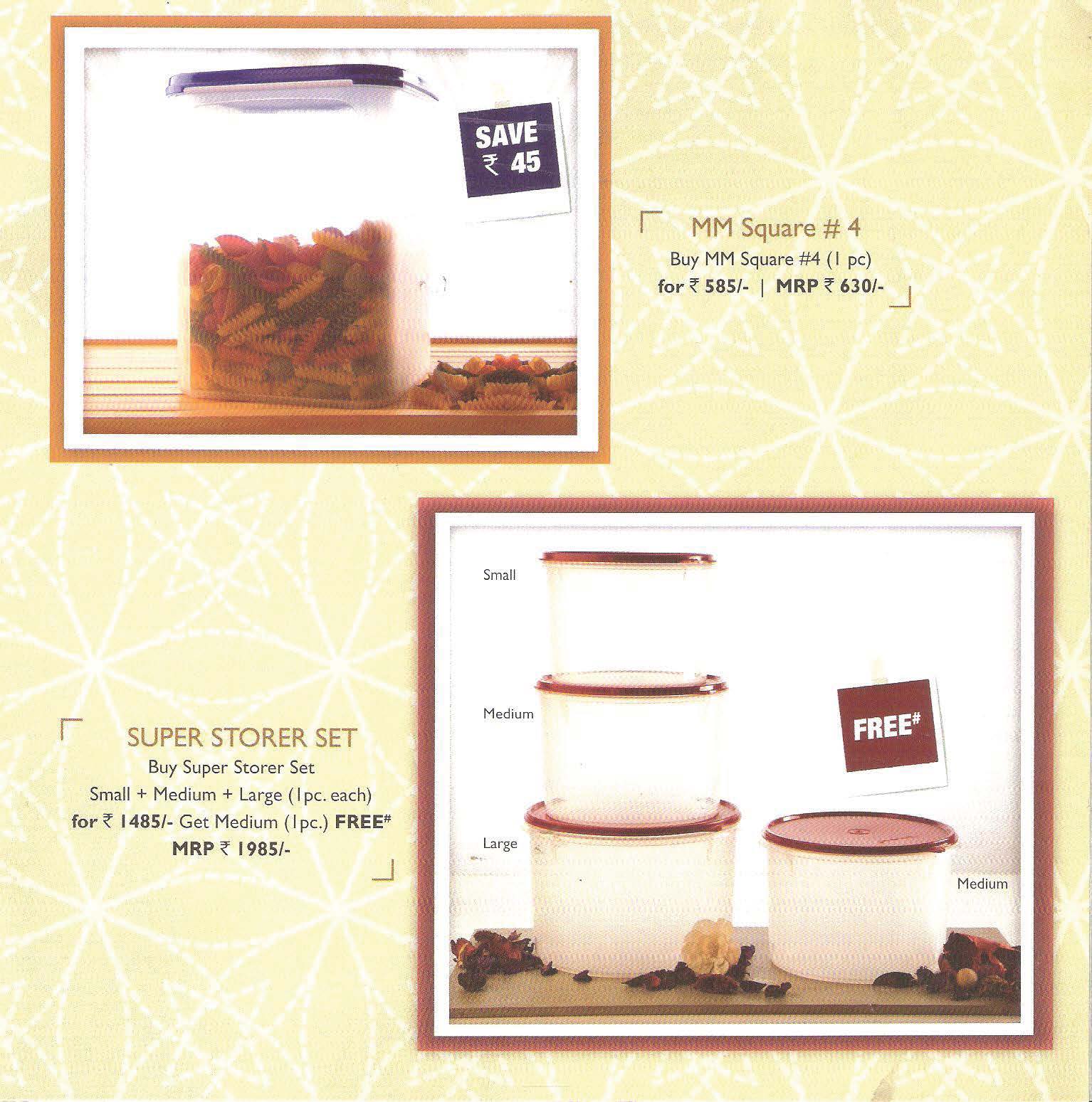 Tupperware in Hyderabad: Tupperware November 2012 flyer or Big Week Flyer
