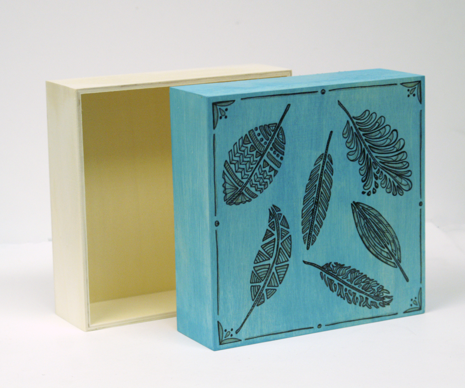 Ben Franklin Crafts and Frame Shop: DIY Stenciled Wood Box Sign