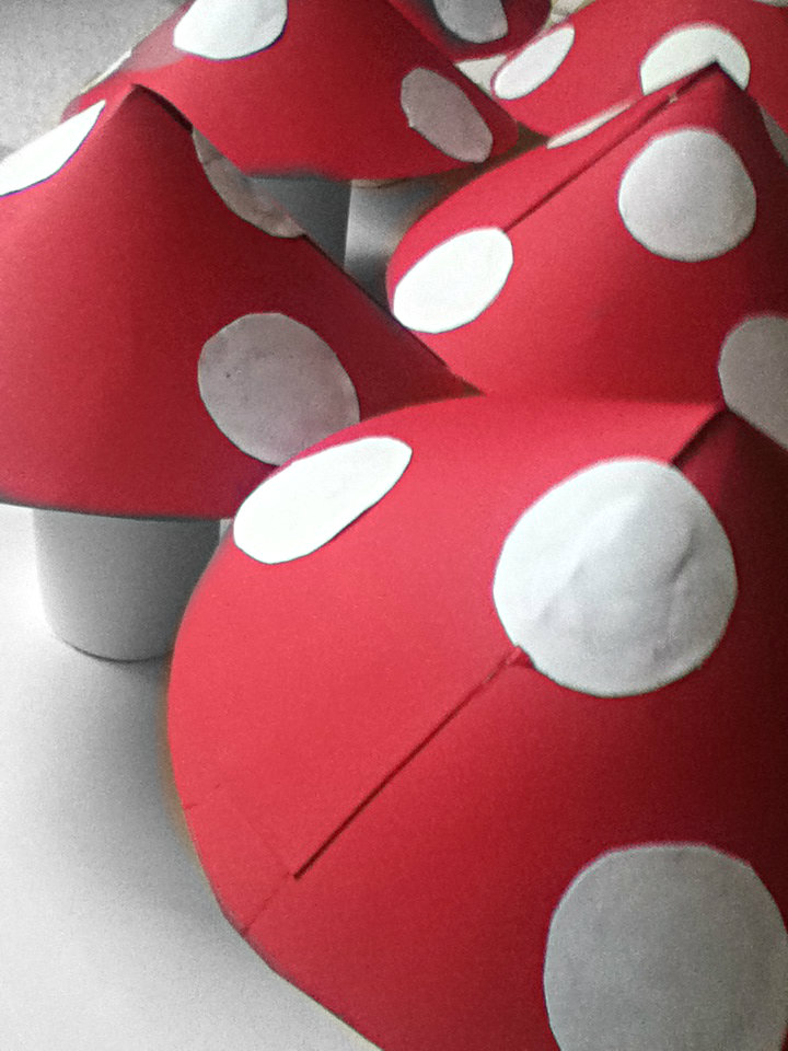 A Minority of One: Paper Toadstools DIY