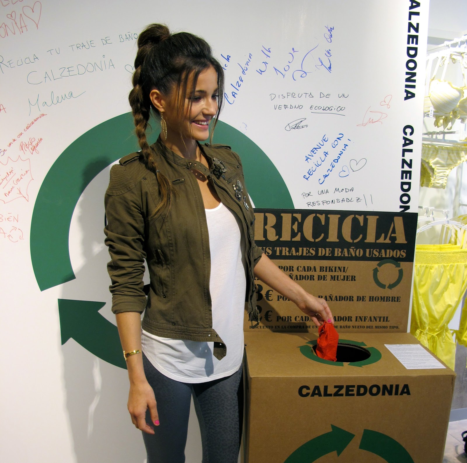 Campaña de reciclaje de CALZEDONIA – El blog de Malena Costa