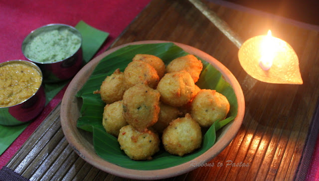 Thavala Vada with Coconut Chutney - Ribbons to Pastas