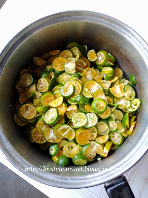 Homemade Calamansi Jam 自制本地柑子果酱