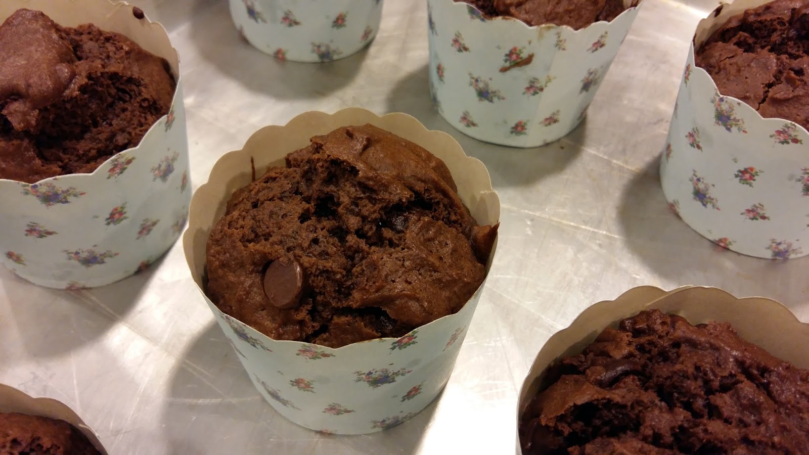 Baking For Cowboys: Stir And Bake Chocolate Muffins 手拌式巧克力马芬