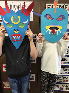 Elements of the Art Room: 5th Grade Masks!