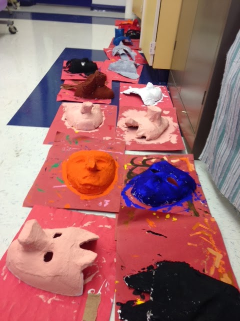 Mrs.Kostal's Art Class: Fourth Grade Animal Identity Masks!
