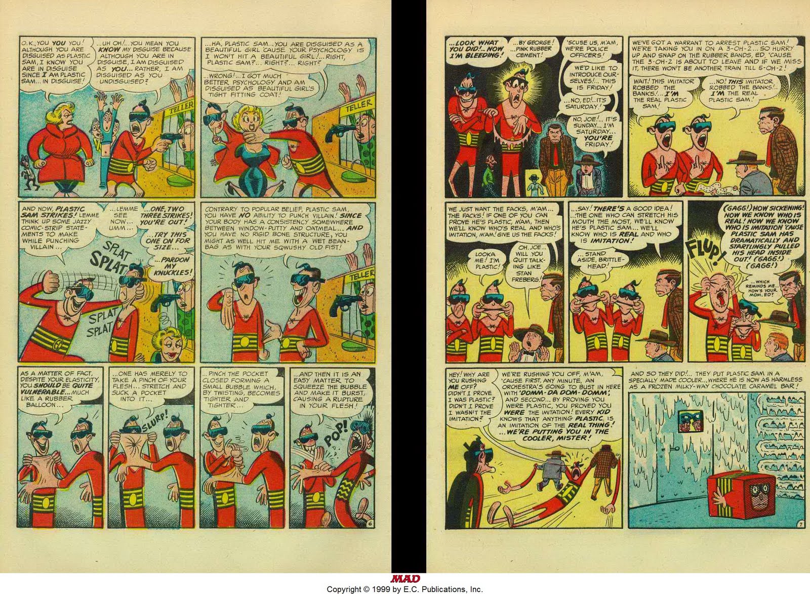 Chicken Fat: SUNDAY FUNNIES - MAD'S PLASTIC SAM