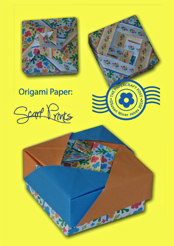 The Papercraft Post: Scarf-Print Origami Paper