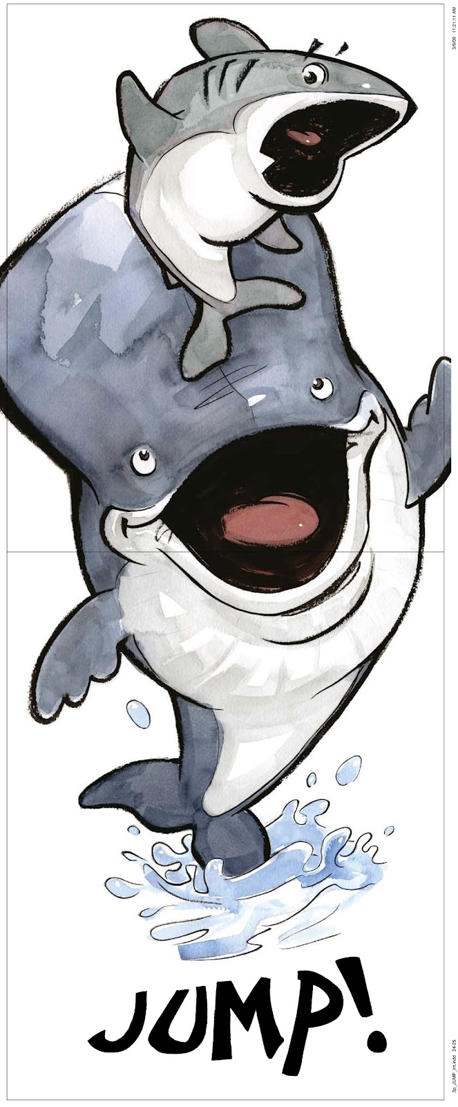 Scott M. Fischer Evolving Easel: JUMP!- Process: Children's book stages