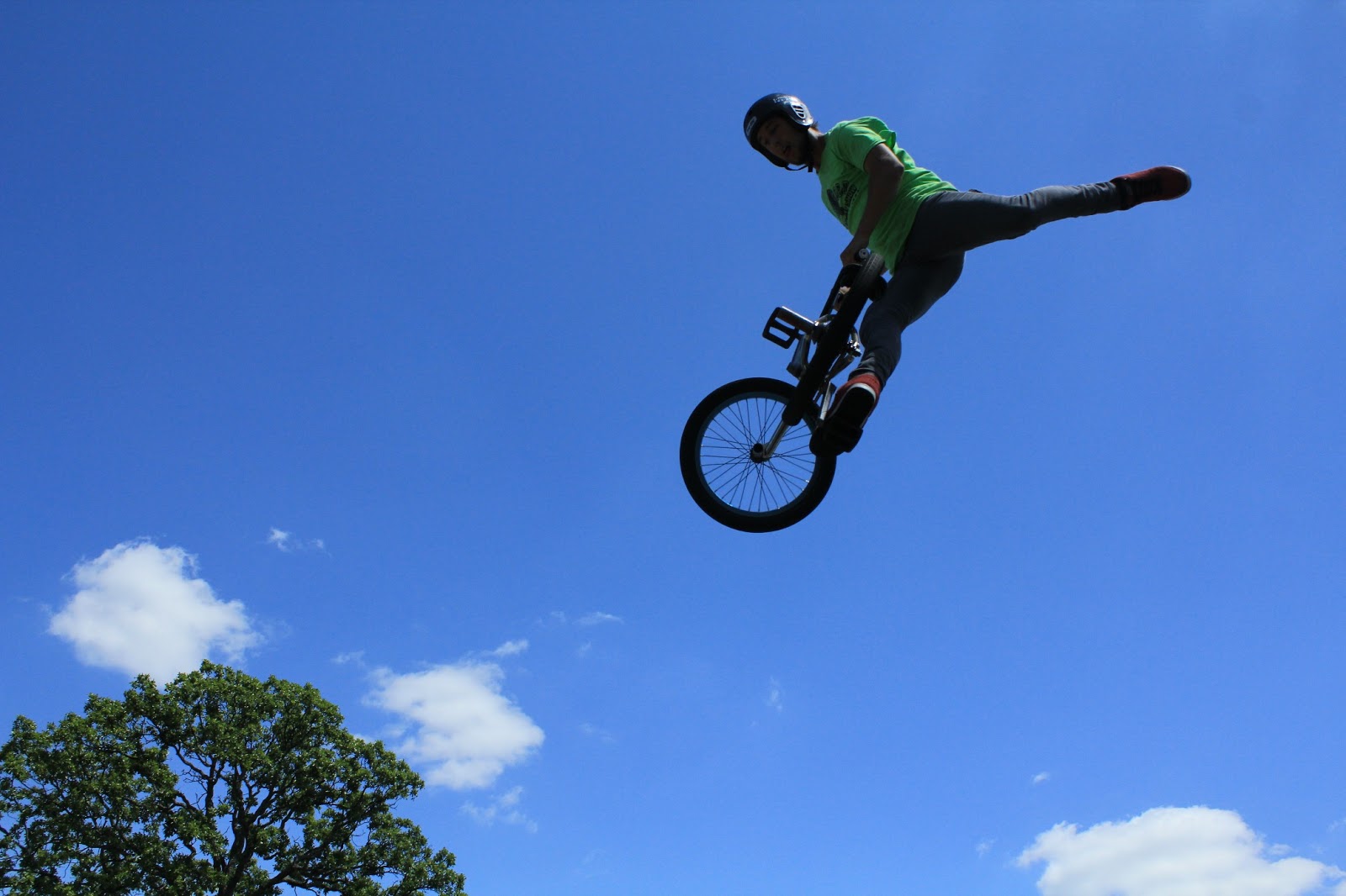 JBar Cycling: Airborne At Angry Dave's Wheels and Bikes