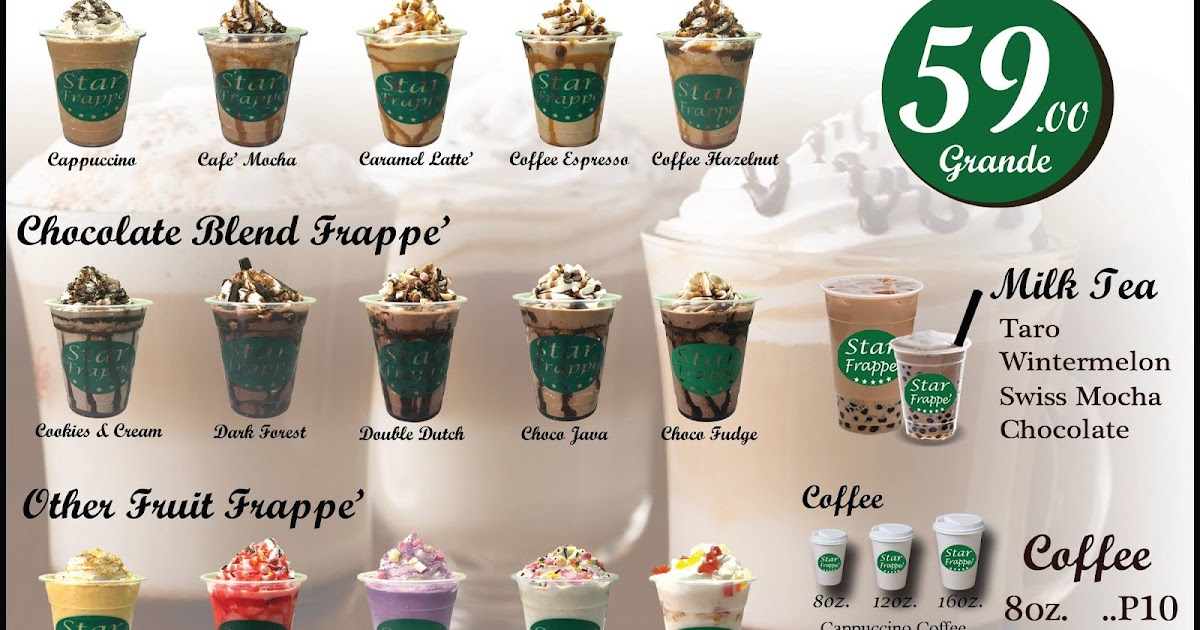 How to franchise Star Frappe: History of Coffee and Frappes