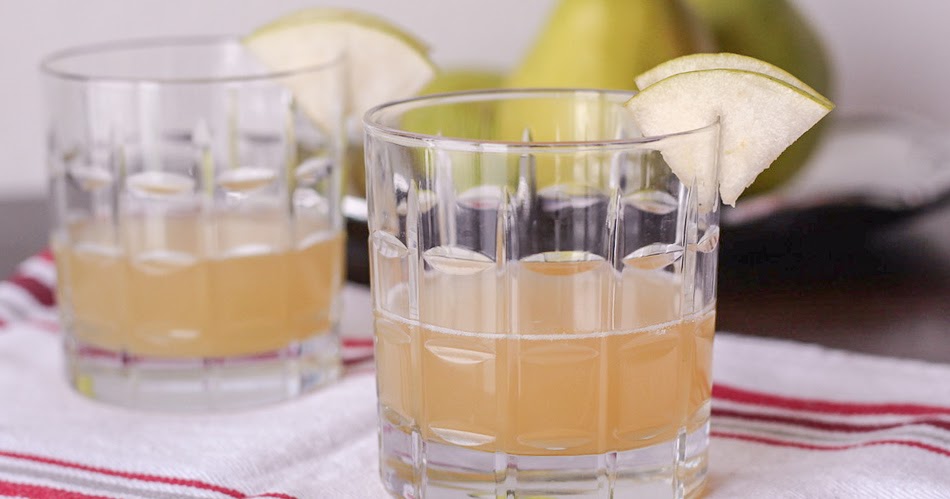 Ginger Pear Champagne Fizz | This Celebrated Life