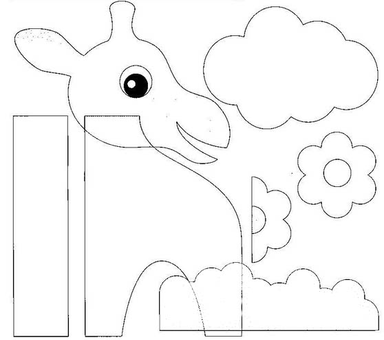 Moldes para hacer una cebra en foami - Imagui