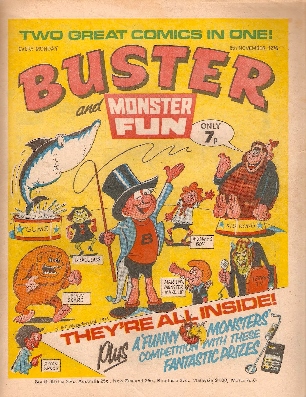 Wacky Comics!: Monster Fun Joins Buster