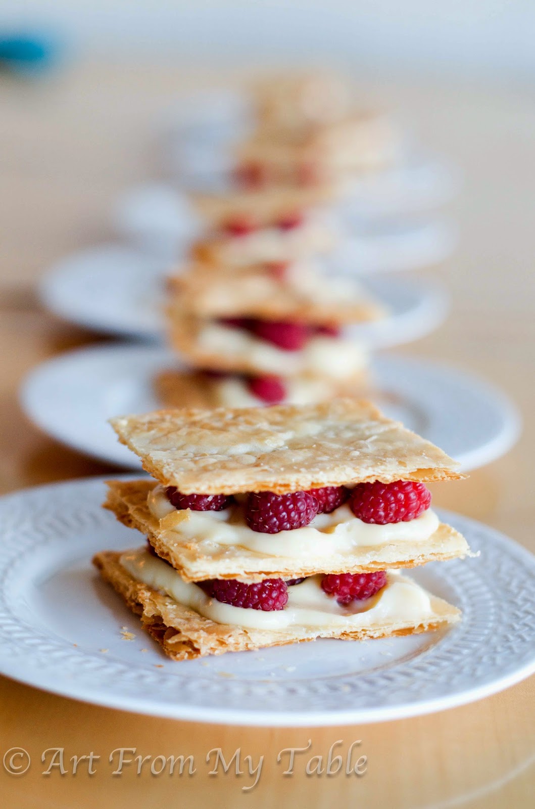 Art From My Table: Raspberry Napoleons